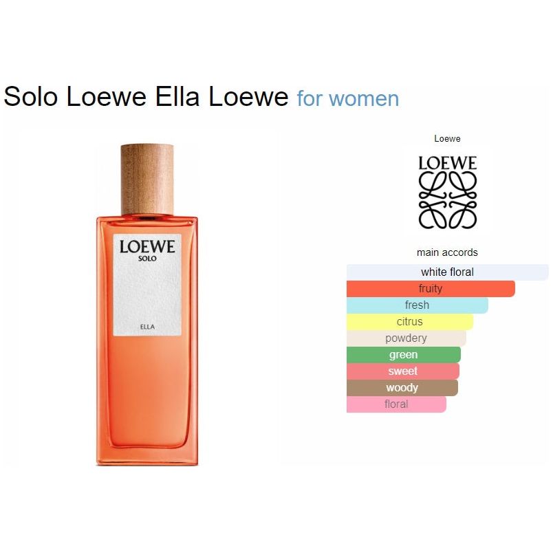 Loewe - Solo Ella EDP Natural Spray (100ml) @ عطر – Bronze