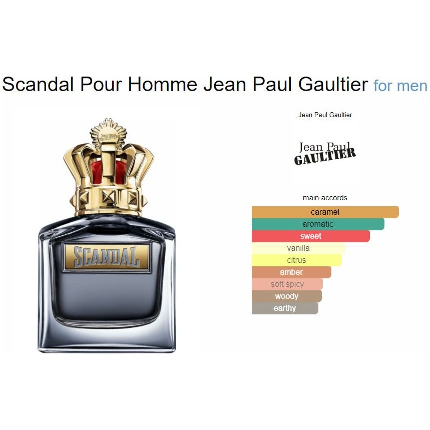 Jean Paul Gaultier Scandal Pour Homme EDT 100ML @ عطر – Bronze